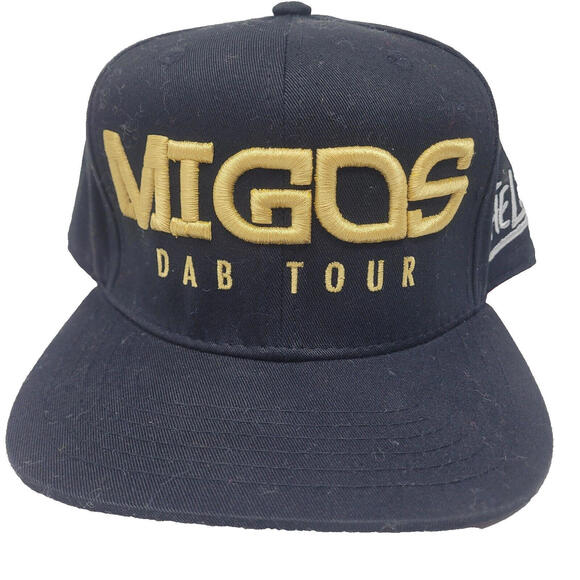 Accessories | Migos Dab Tour Hat Cap Mens Black Gold Snap Back Offset ...